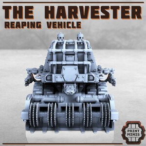 Harvester Truck Dnd Dungeons and Dragons 28mm/32mm Wargame Farm Truck ...