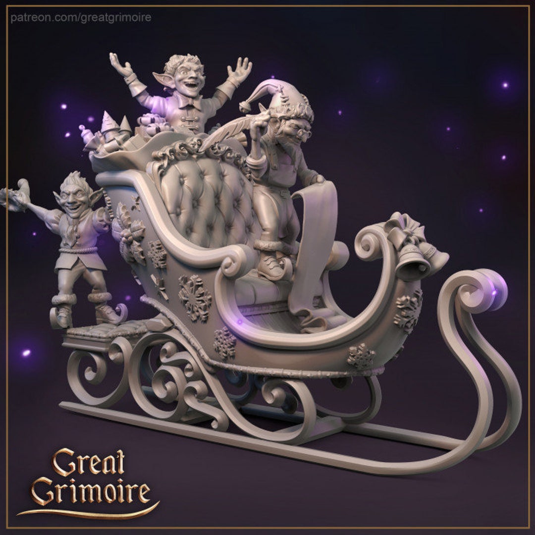 Christmas Miniature Set Dnd Dungeons and Dragons Winter - Etsy