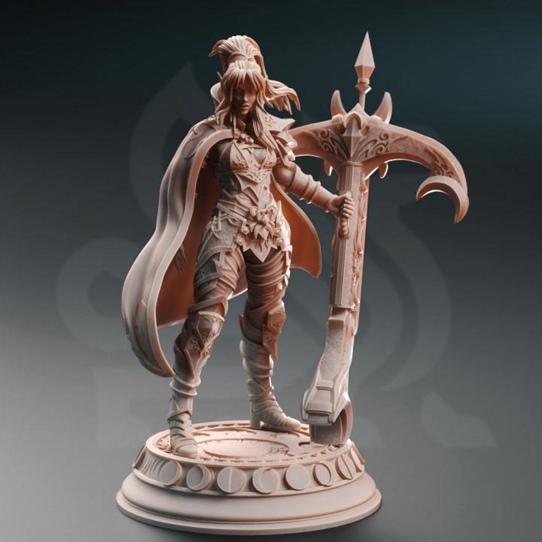 Drow Moonlight Ranger Dungeons and Dragons 28mm/32mm/38mm Mini RPG ...