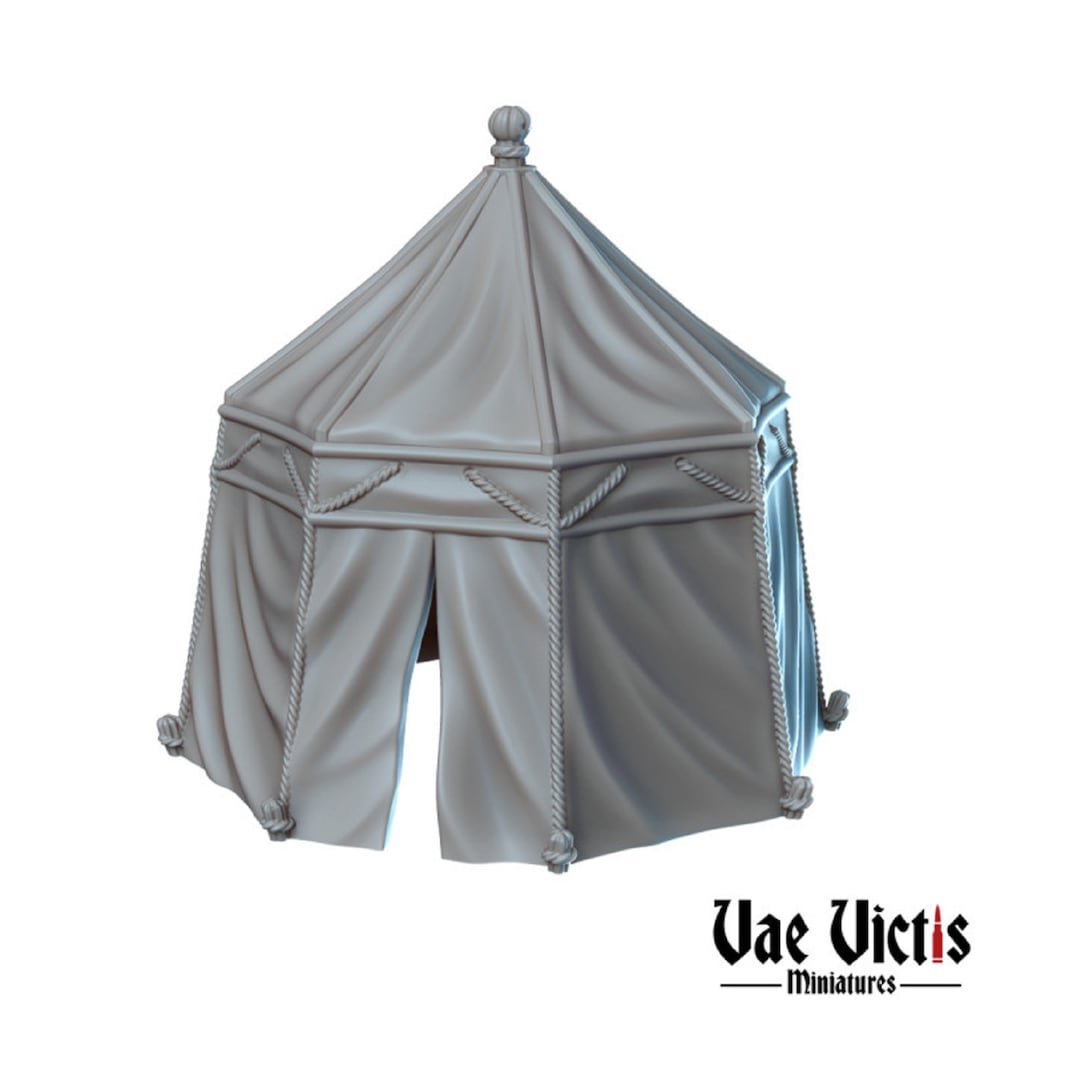 Tent Miniature for Dnd Dungeons and Dragons 28mm/32mm Scale War Camp ...