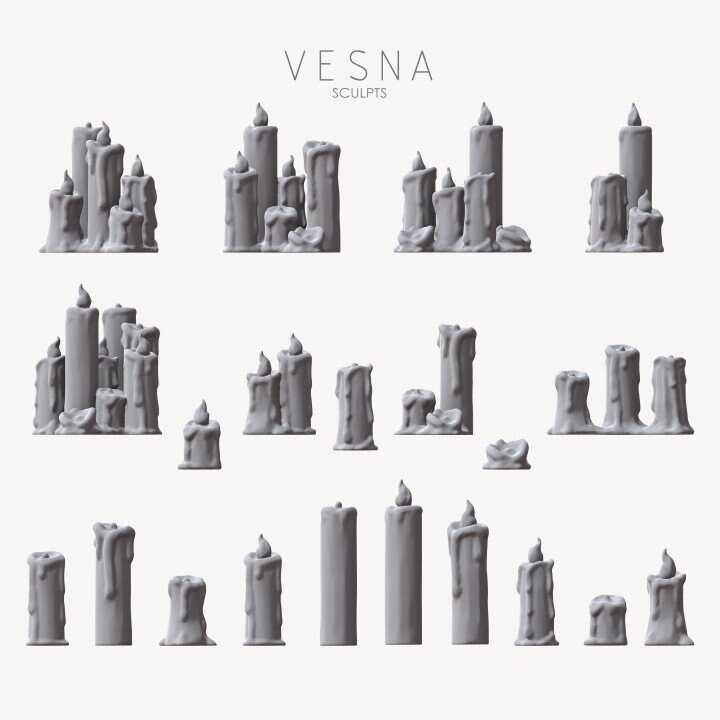 22 Candles Dnd Dungeons and Dragons Tabletop RPG Figuring Basing ...