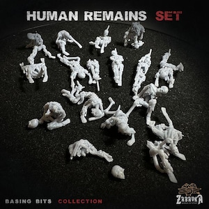 15pc Human Remains Miniatures Dnd Dungeons and Dragons 28mm/32mm ...