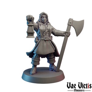 5pc Mercenary Dnd Dungeons and Dragons 28mm/32mm TTRPG Wargame Dnd ...