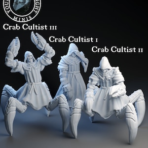 23pc Cultists Set Dungeons and Dragons 3D Printed D&D, Tabletop RPG ...