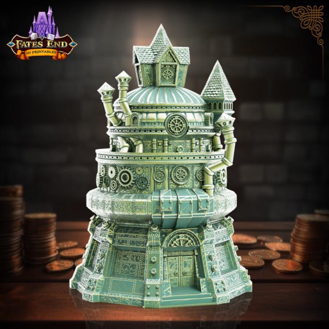 Artificer Bank – Fantasy Coin Bank – Dungeons and Dragons Decor – RPG ...