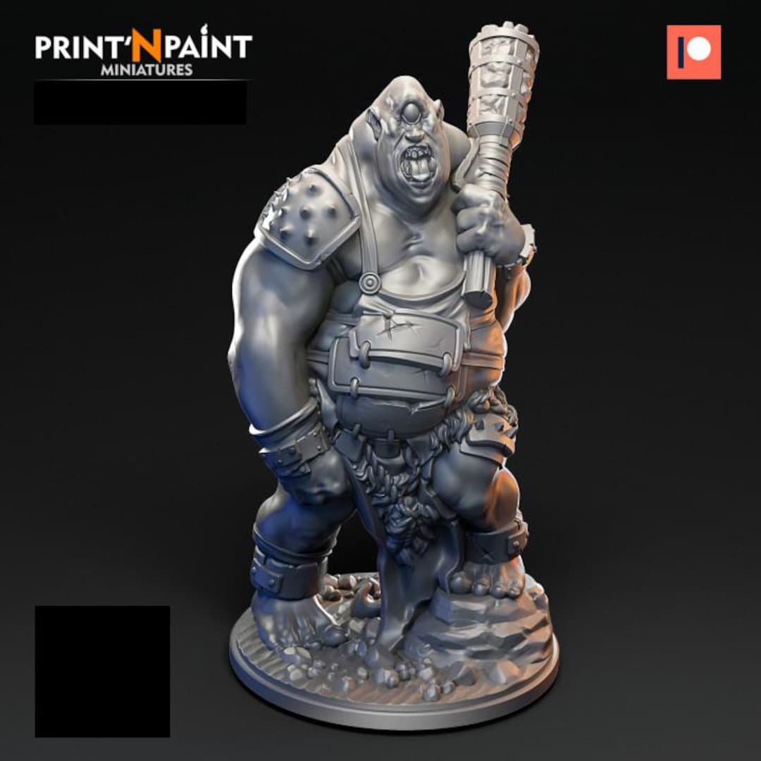Smiter Cyclops Miniature – Dungeons and Dragons Dnd 5e Pathfinder RPG ...