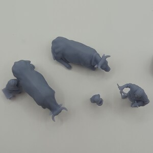 Barnyard Miniature Set for Dnd, Dungeons and Dragons, Farm Scenes ...