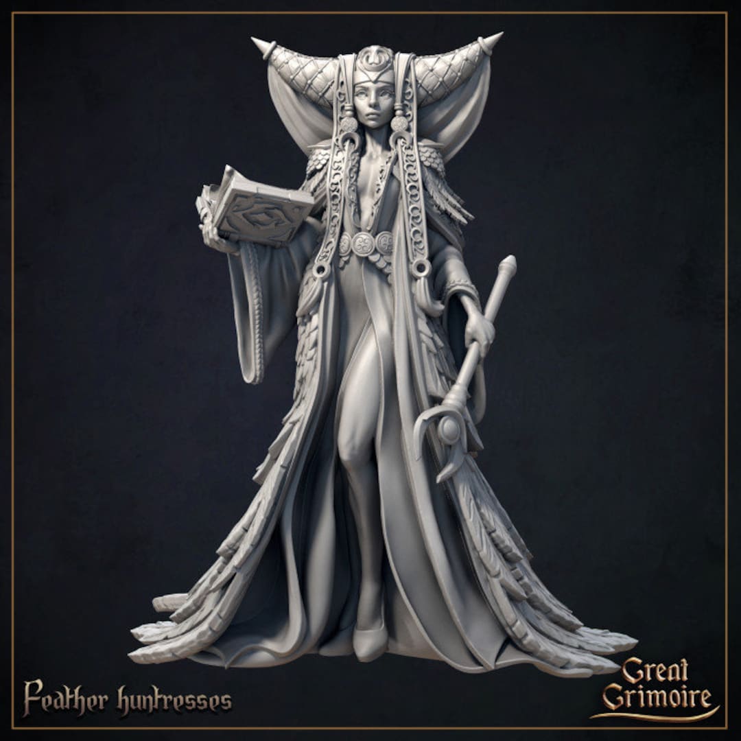 Feathered Priestess Dnd Dungeons and Dragons 28mm/32mm Aztec NPC ...