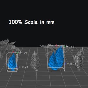 14pc Fern Plants (basing Bits 1.0) 28mm/32mm TTRPG Tropical Battlefield Basing Botanical Scatter ...