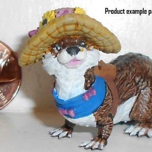 Otter Familiar Dnd Dungeons and Dragons 28mm/32mm Animal Folk Otter ...