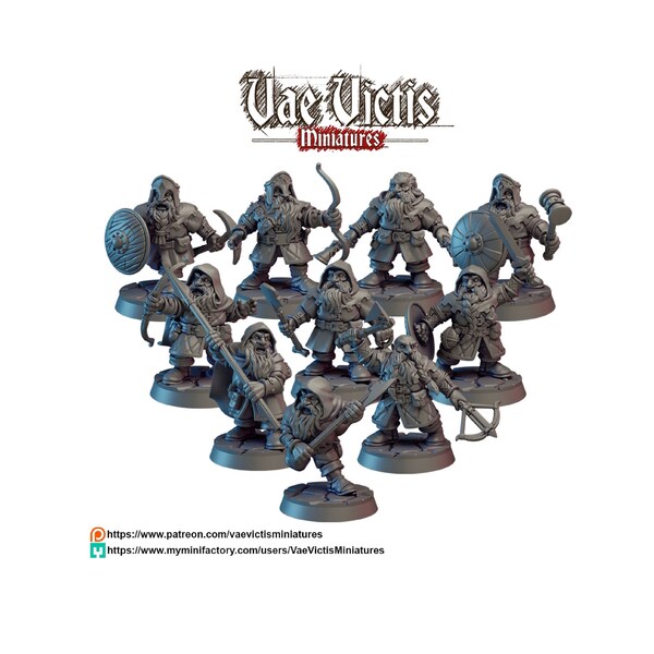 Miniature Dwarf Figurine - Etsy