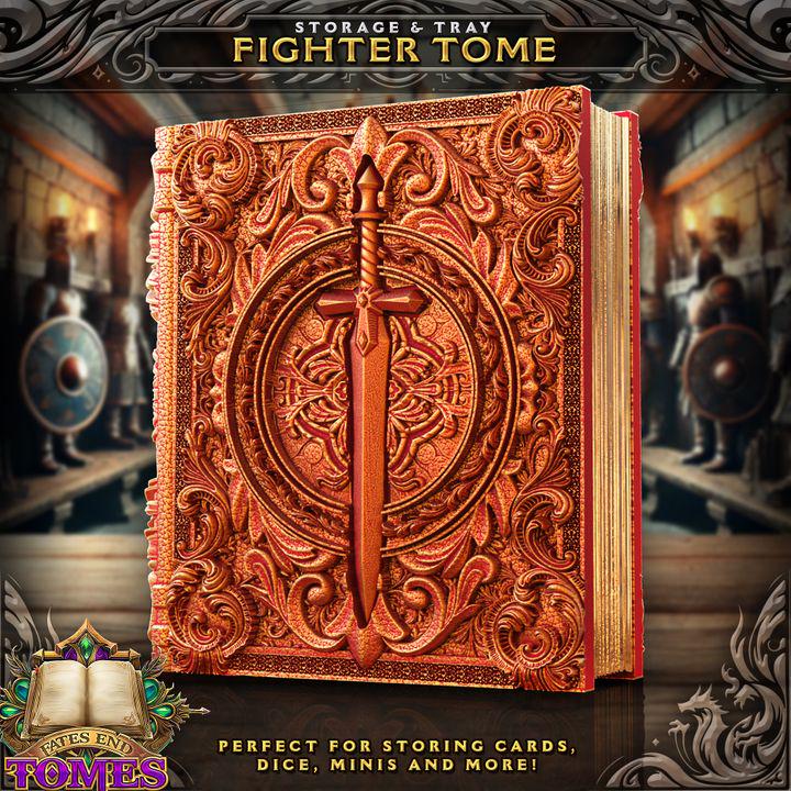 Fighter Tome Dice Vault – Slide-out Tray for Dice, Cards, Minis – Dnd ...