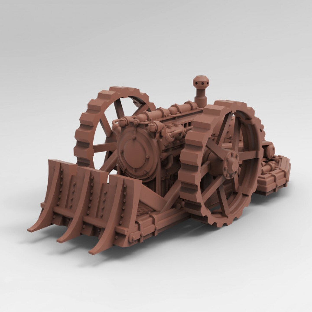 Dozer Engine, 28mm 32mm Scifi Industrial Vehicles Miniature Terrain for ...