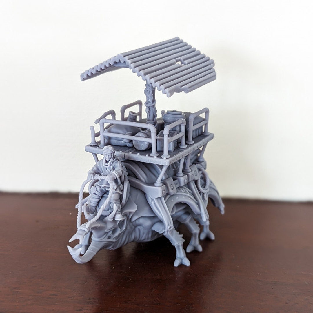 Beetle Mount Miniature Unpainted DND Beetle Tamer & Giant - Epic ...
