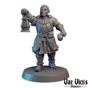 5pc Mercenary Set, Dnd, Dungeons and Dragons, NPC Miniature, 5E Fantasy ...