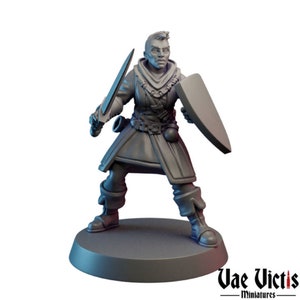 5pc Mercenary Dnd Dungeons and Dragons 28mm/32mm TTRPG Wargame Dnd ...