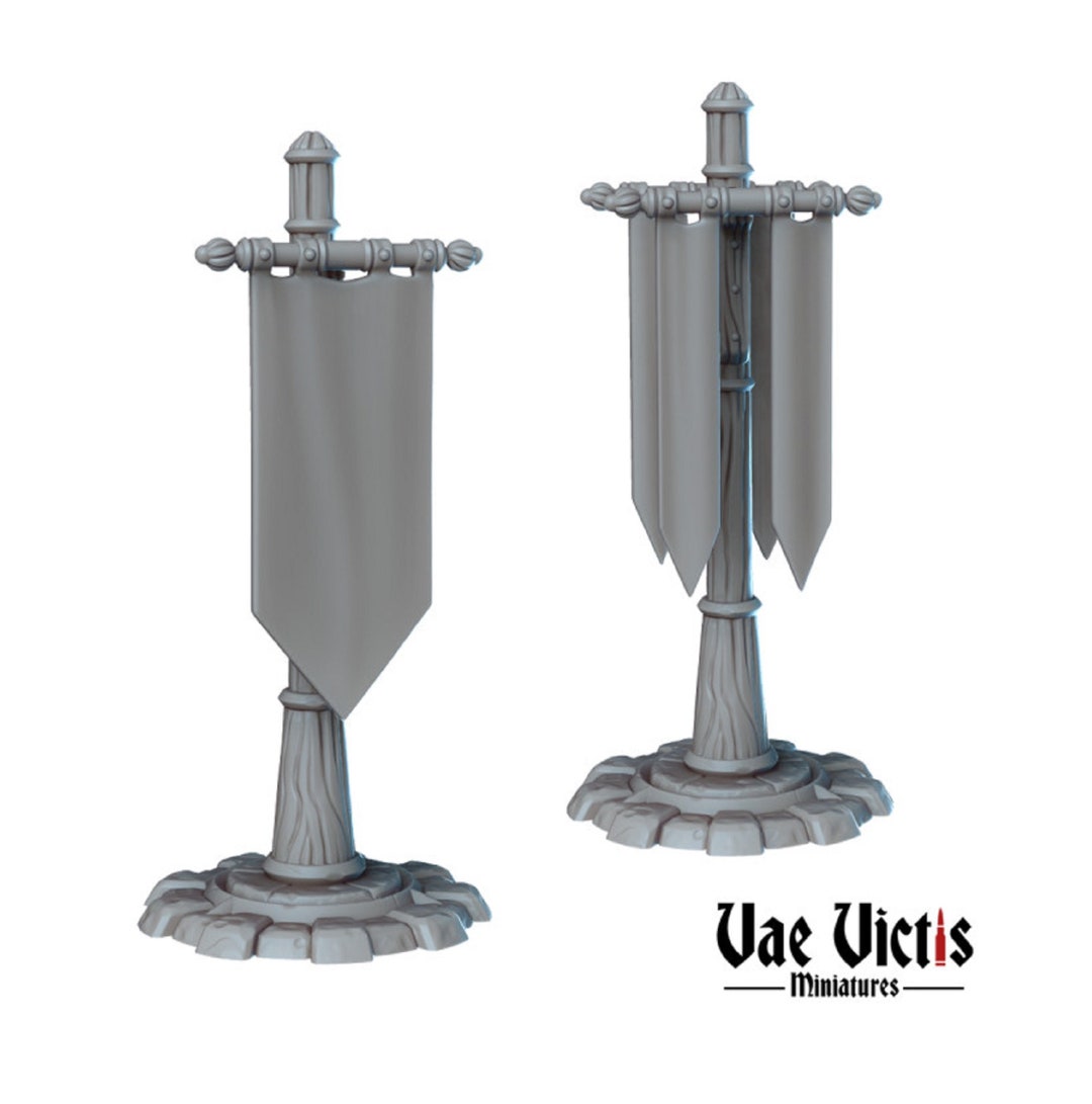 Dnd Banners Dungeons and Dragons Scatter Terrain 28mm 32mm TTRPG ...