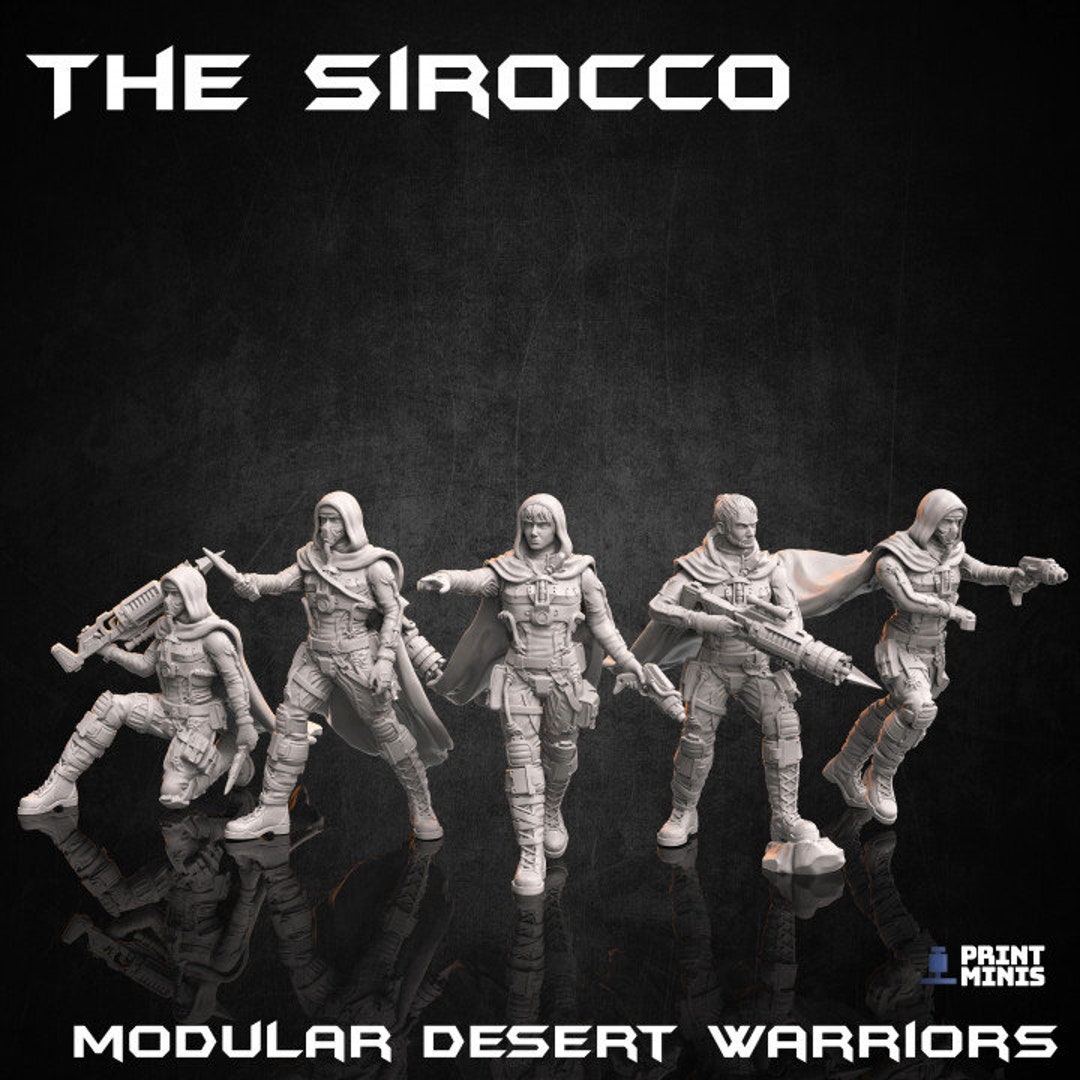 Sirocco Desert Warriors, Desert Tribe, Modular, Dnd, Dungeons and ...
