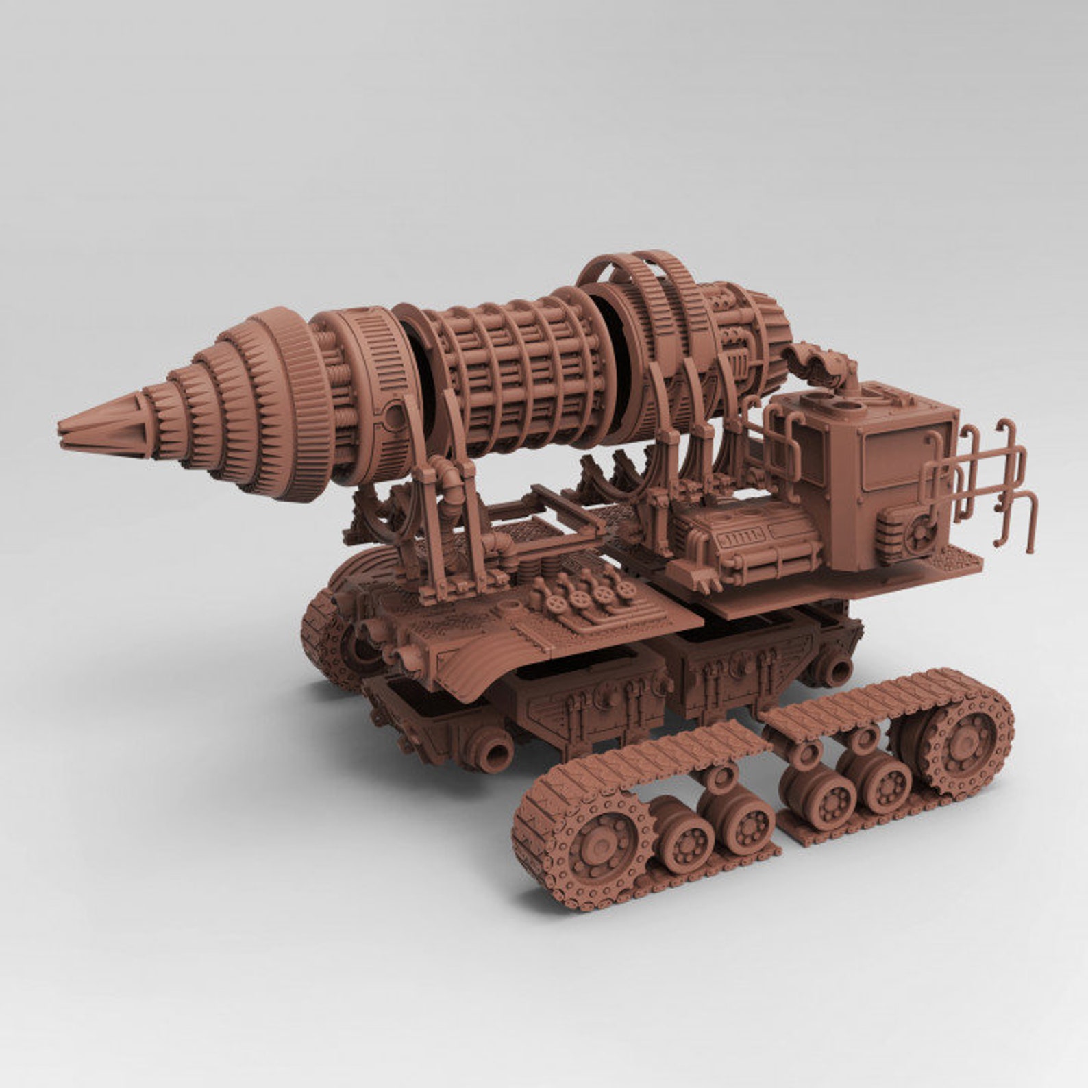 Heavy Drill Miniature Dnd Dungeons and Dragons Scifi Wasteland Mining ...