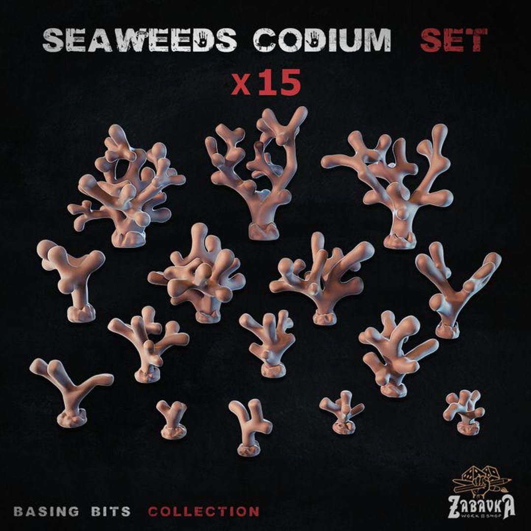 15pc Seaweed Minis for Dungeons and Dragons 28mm/32mm Basing Bits Dnd ...