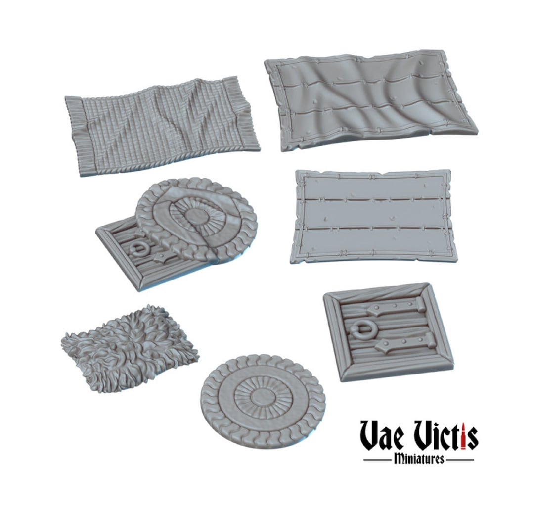 Carpet Miniatures Dnd Dungeons and Dragons 28mm/32mm Diorama Furniture ...