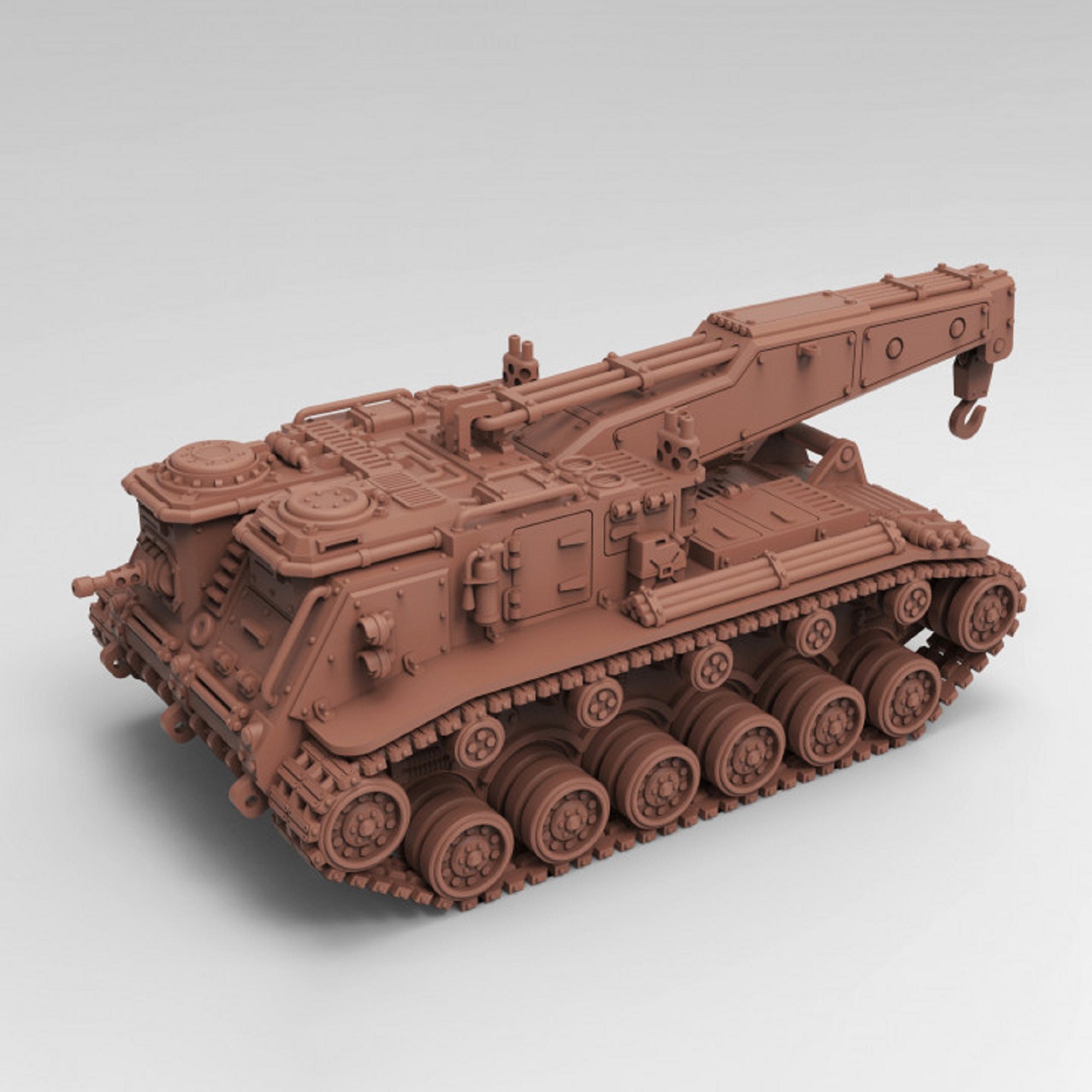Wasteland Tank Armoured Recovery Vehicle Miniature 28mm/32mm Wasteland ...