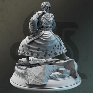 Genasi Water Ninja Elf Samurai Dungeons and Dragons Mini RPG Tabletop ...