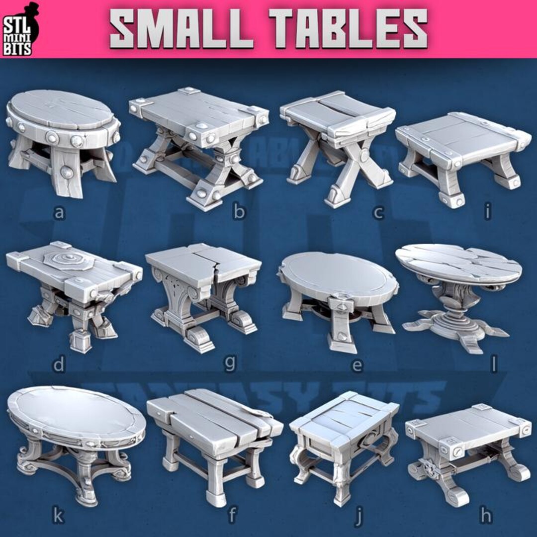 Table Miniature(s) for Dungeons and Dragons 28mm/32mm Basing Bits Dnd ...