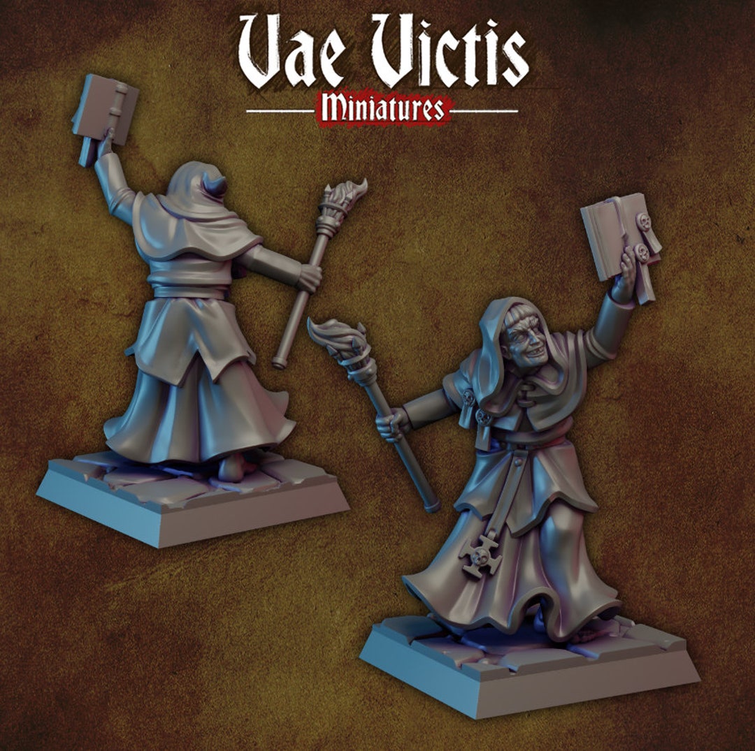 Priest Dnd Dungeons and Dragons 28mm/32mm Figurines Wargaming ...