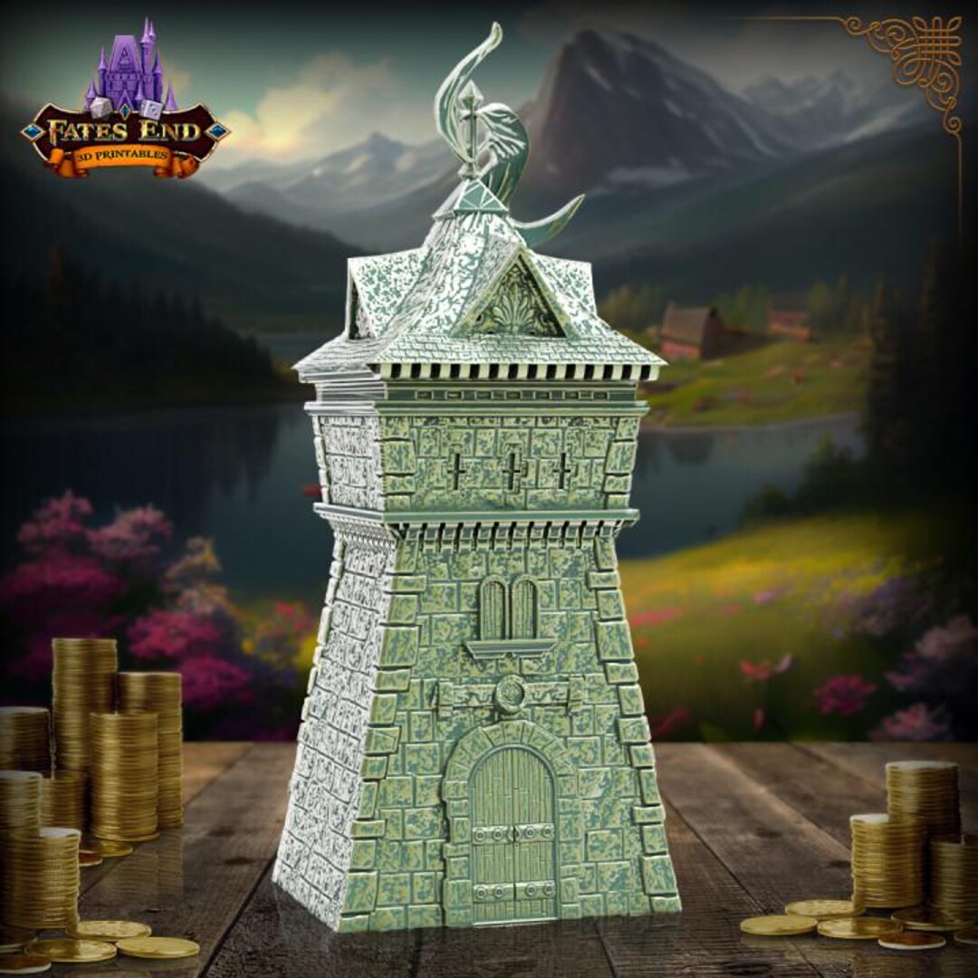 Monk Bank – Fantasy Coin Bank – Dungeons and Dragons Decor – RPG ...