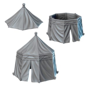 Tent Miniature for Dnd Dungeons and Dragons 28mm/32mm Scale War Camp ...