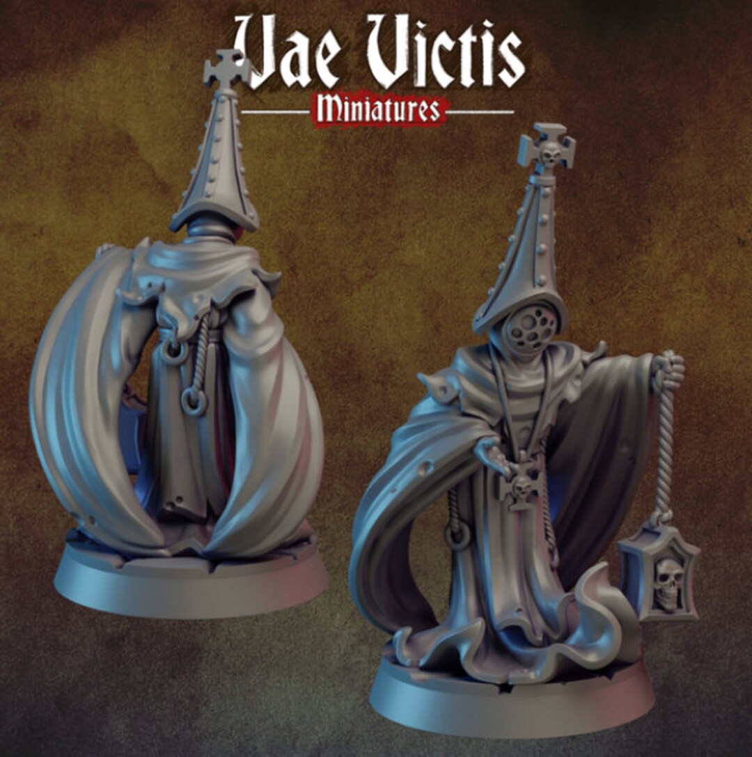 Dark Priest 5e Dnd Dungeons and Dragons 28mm/32mm Fantasy TTRPG Cleric ...