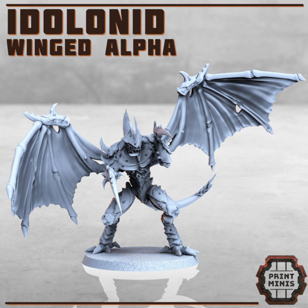 Winged Alpha, Dragon, Miniature Dnd, D&D, Dnd Scatter Terrain ...