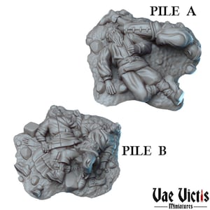 9pc Corpses Dead Body Scatter Terrain for Dnd Dungeons and Dragons ...