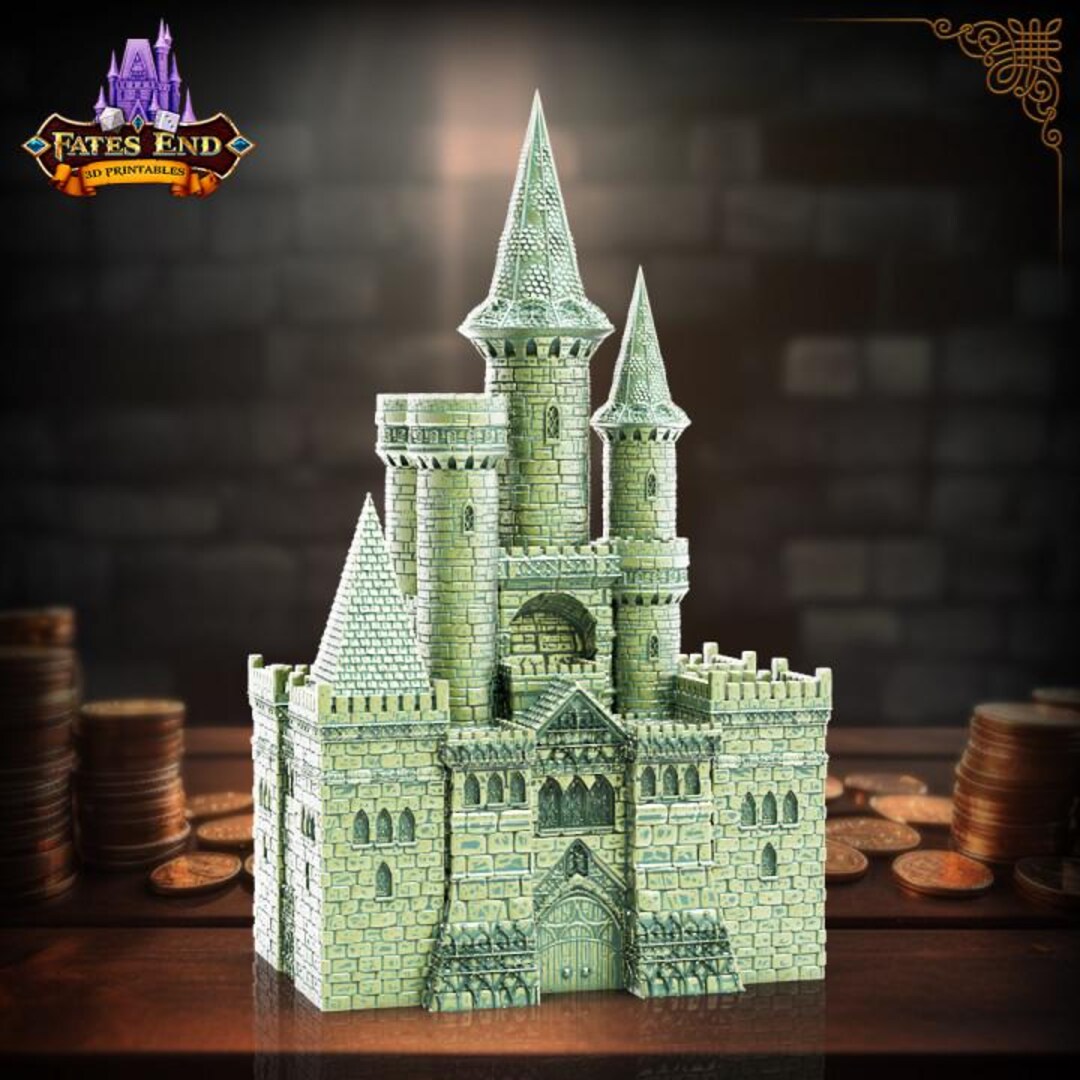 Cursed Vampire Castle Coin Bank – Gothic Fantasy Bank – Vampire Castle ...