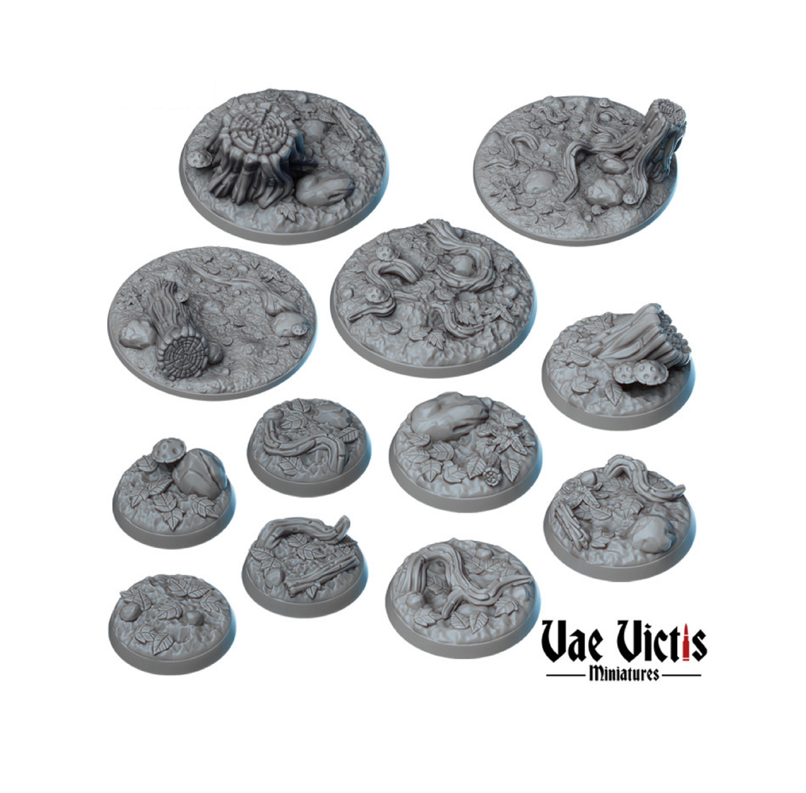 Forest Bases Dnd Dungeons and Dragons 25mm 32mm 60mm 100mm - Etsy