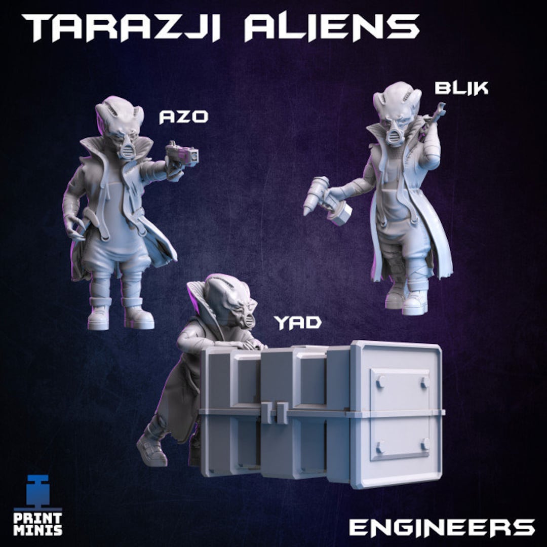 Tarazja Alien Mechanics, Alien Miniatures, Scifi Tabletop Games, Alien ...