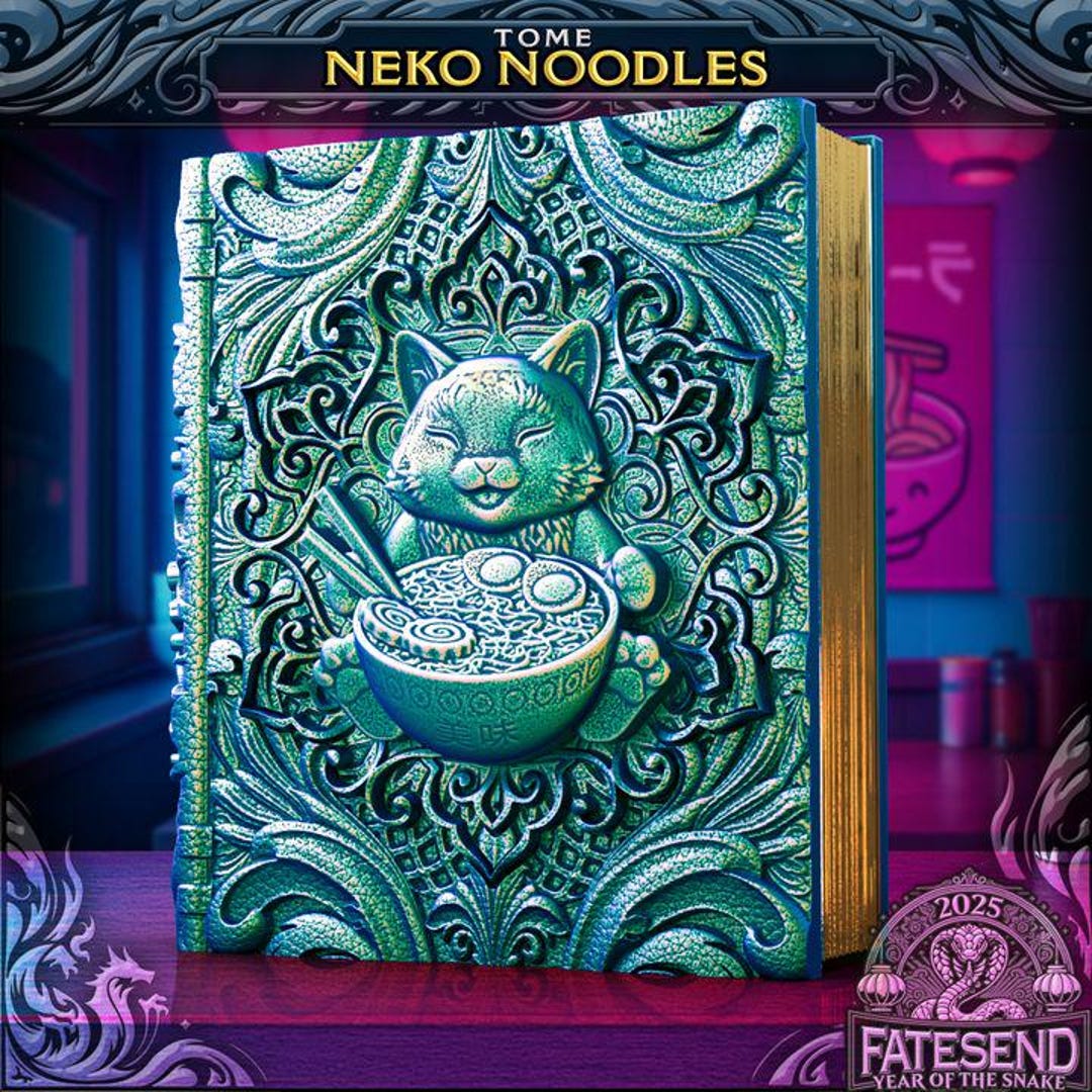 Neko Noodles Tome Dice Vault – Slide-out Tray for Dice, Cards, Minis ...