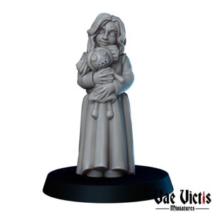 7pc Orphanage Set 18mm/32mm Dnd Dungeons and Dragons D&D Townsfolk ...