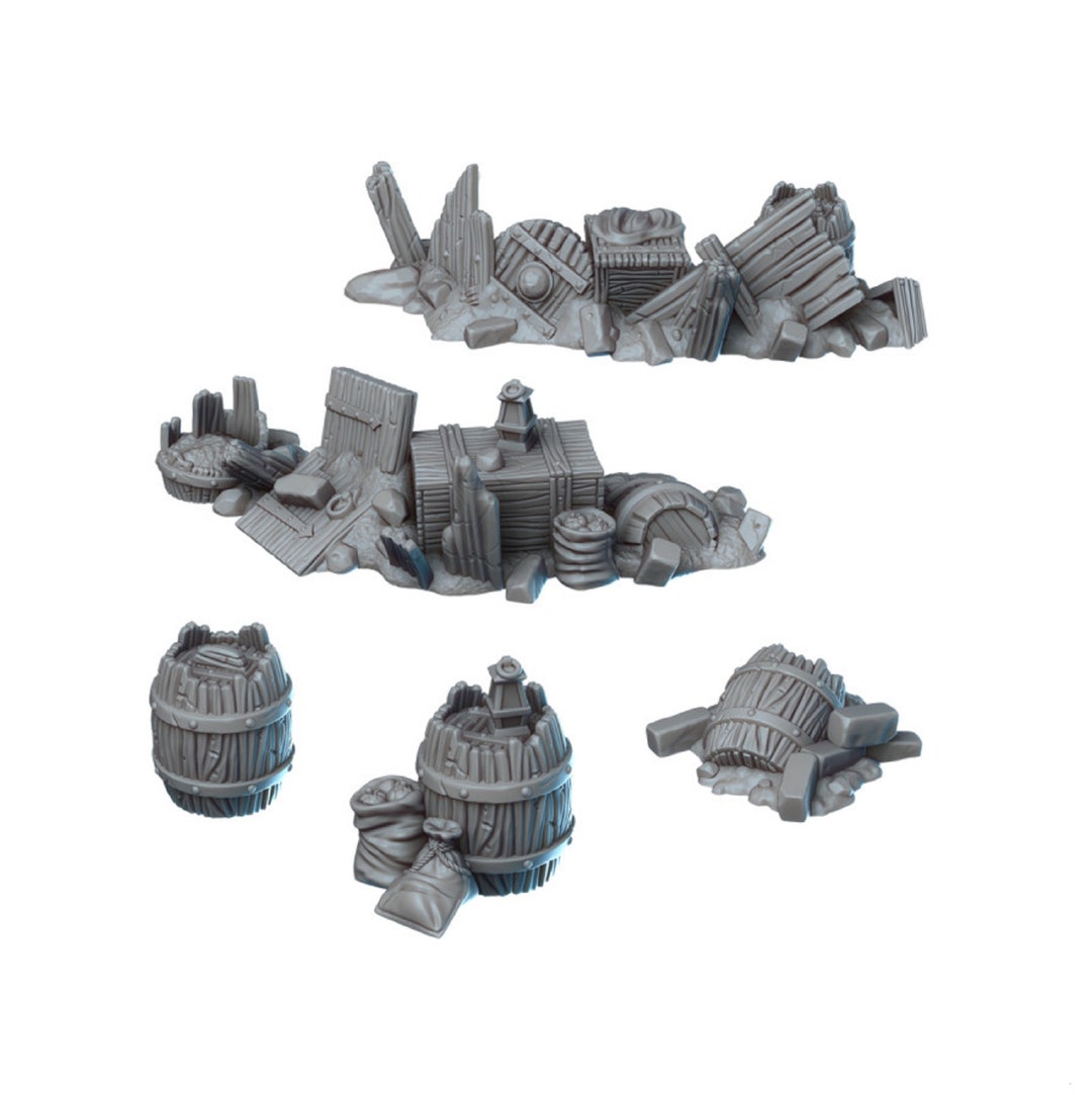 Barricades Scatter Terrain Dnd Dungeons and Dragons, Pathfinder ...