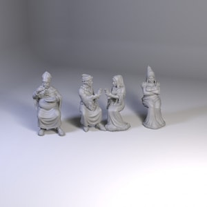 Elven Dinner, Tavern Furniture Elf Miniatures Dnd Dungeons and Dragons ...