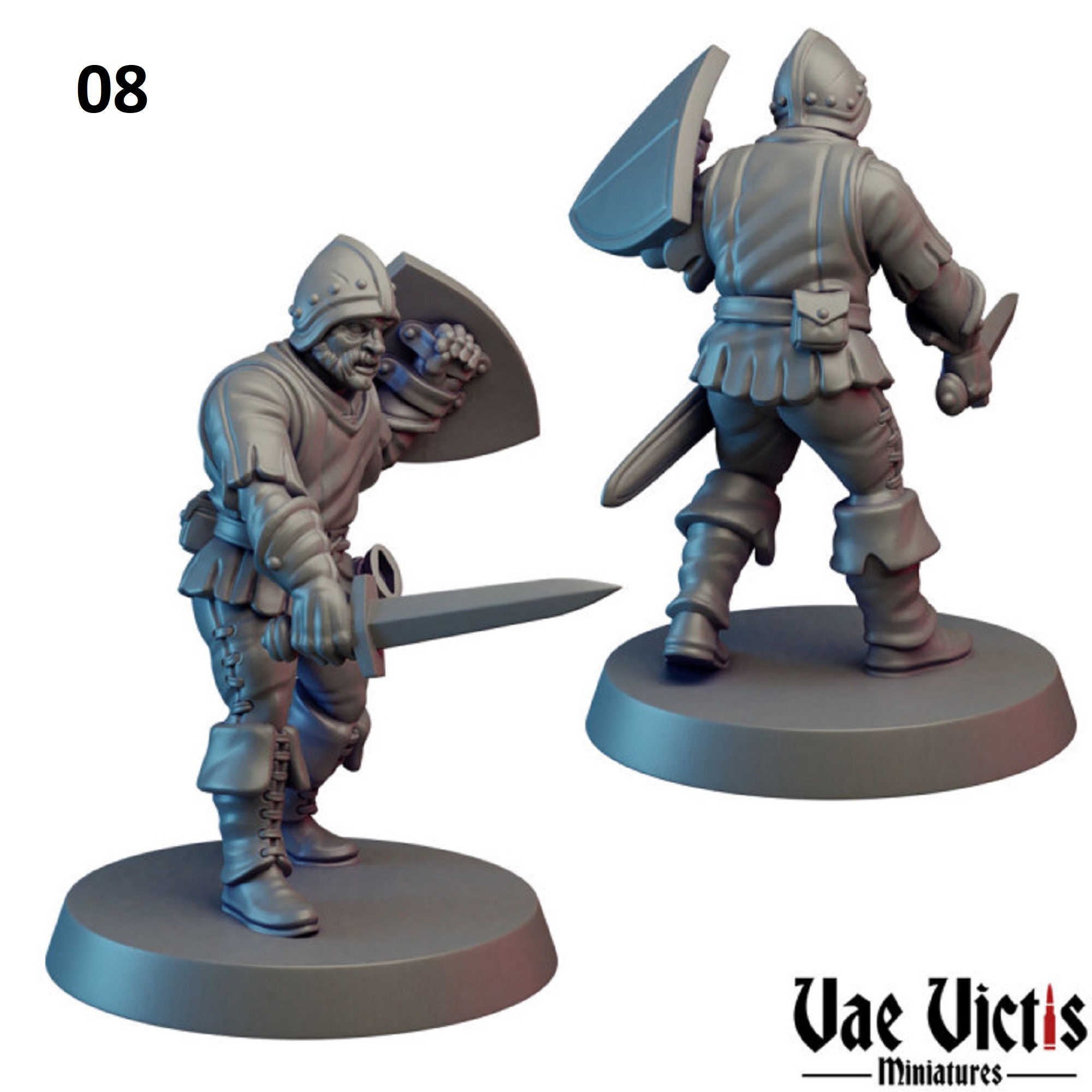 11pc Village Guards for Dnd Dungeons and Dragons TTRPG Wargaming ...