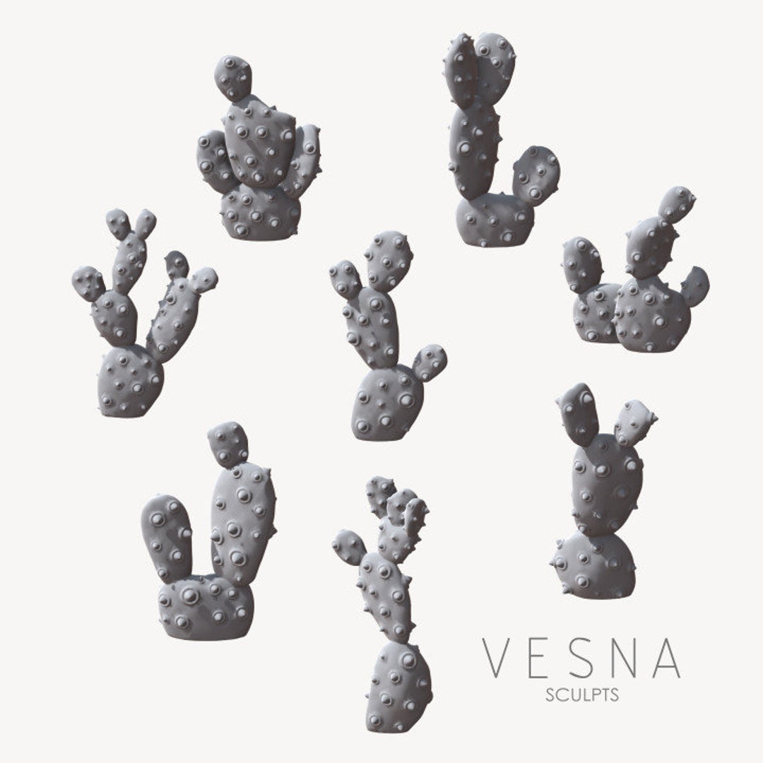 Polka Dot Cacti Basing Bits Set Dnd Dungeons and Dragons Miniature ...