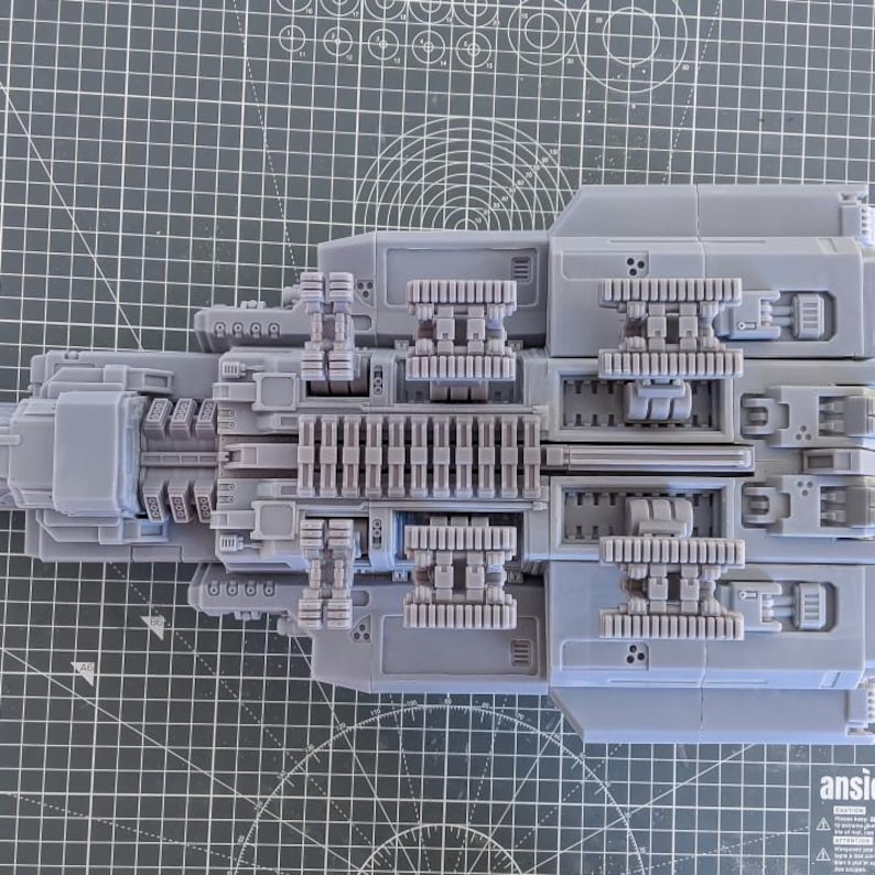 Space Ship Miniature the Helikon 28mm/32mm Orbital Lander Space Ship ...