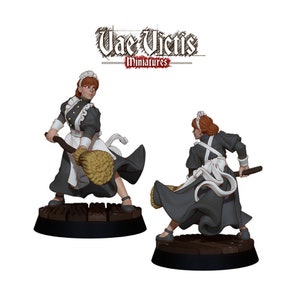 Maid Dnd Miniature Dungeons and Dragons Dnd D&D Scatter - Etsy