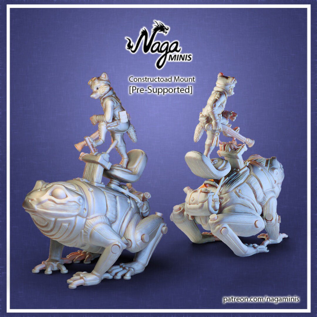 Raccoon Artificer Riding a Giant Toad Dnd Monster Dungeons and Dragons ...