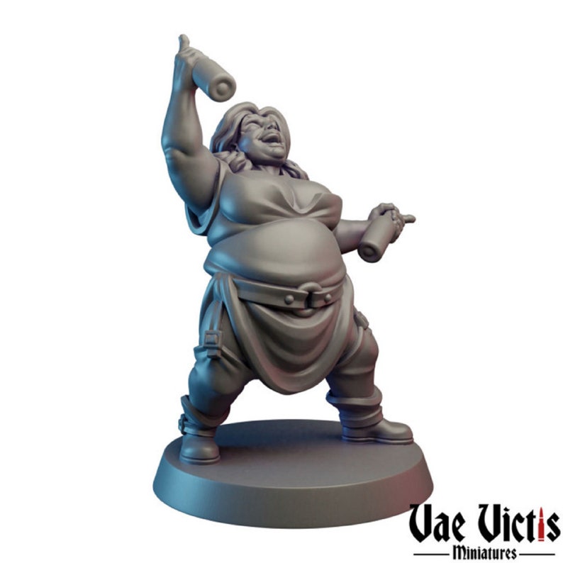 Party Lady Townsfolk Drunk Dnd Miniature Dungeons and - Etsy