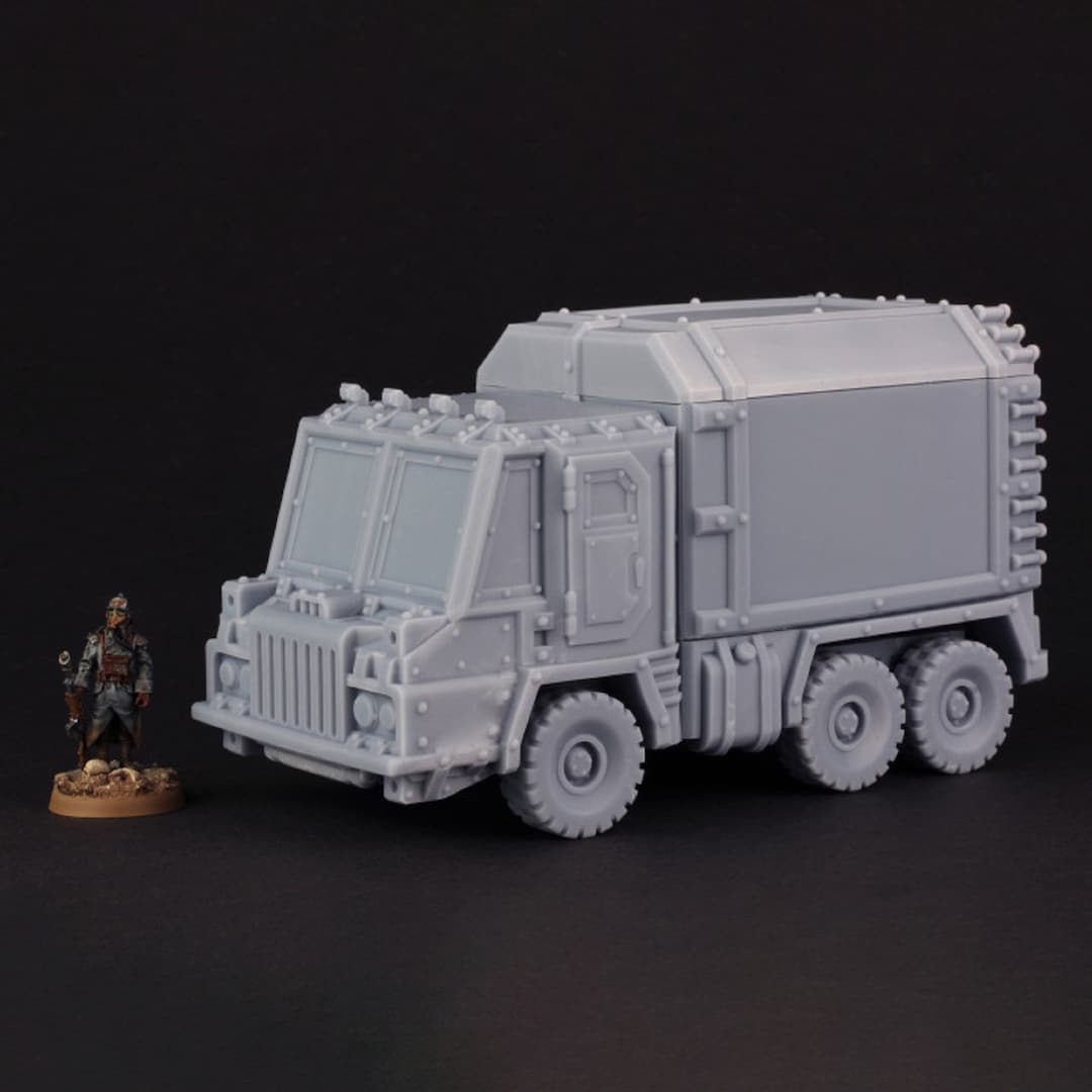 Lorry Truck Miniature for Dnd Post Apocalyptic War Gaming by Tesseract ...