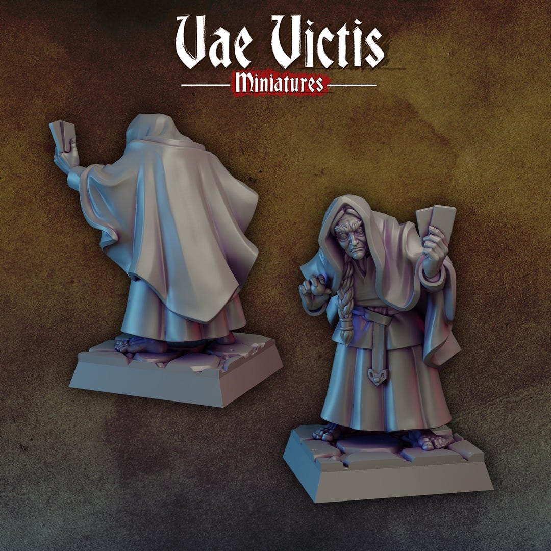 Fortune Teller Miniature for Dnd Dungeons and Dragons 28mm/32mm Scale ...