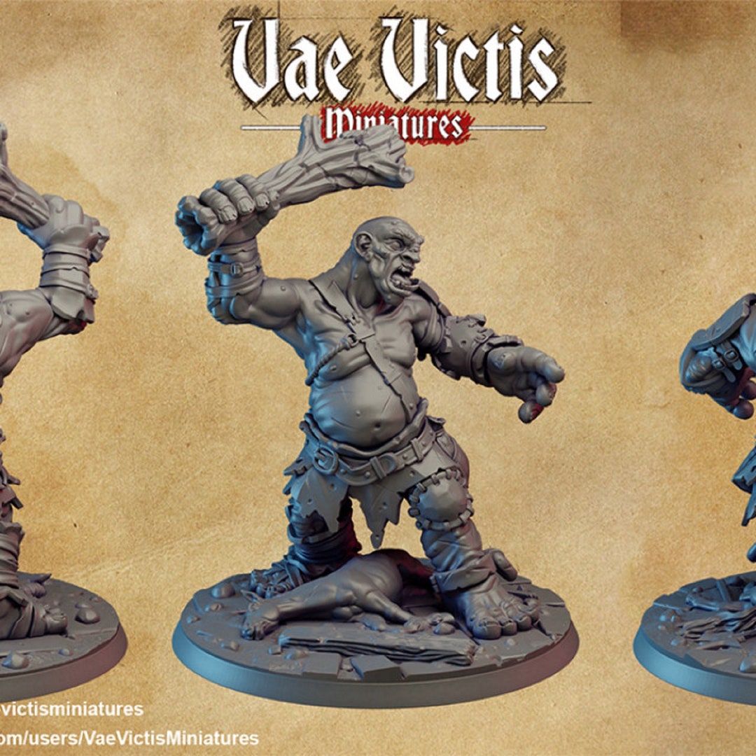 Giant Ogre Miniature Hulking Giant D&D Ogre Dnd Dungeons - Etsy